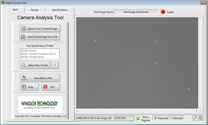 Camera Sensor Dust Analyzer – Compass Technical Consulting, LLC